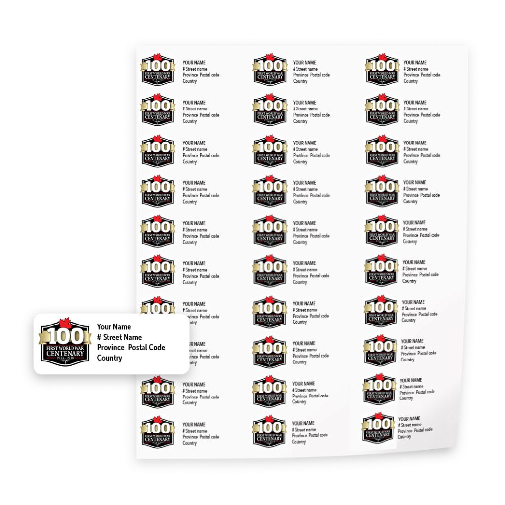 First World War Centenary Mailing Labels - Shop | Legion Magazine