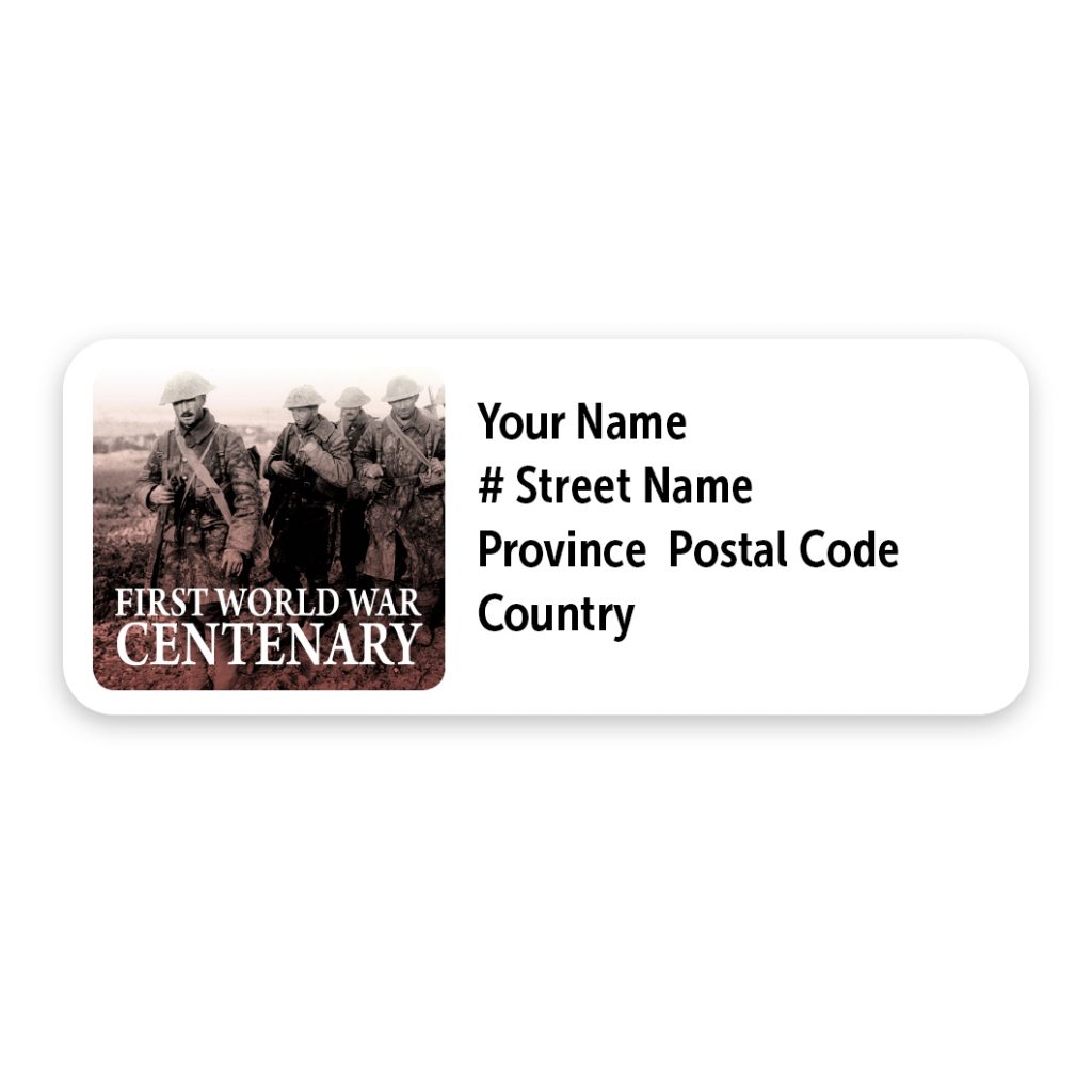 First World War Centenary Mailing Labels (Version 3) - Shop | Legion ...